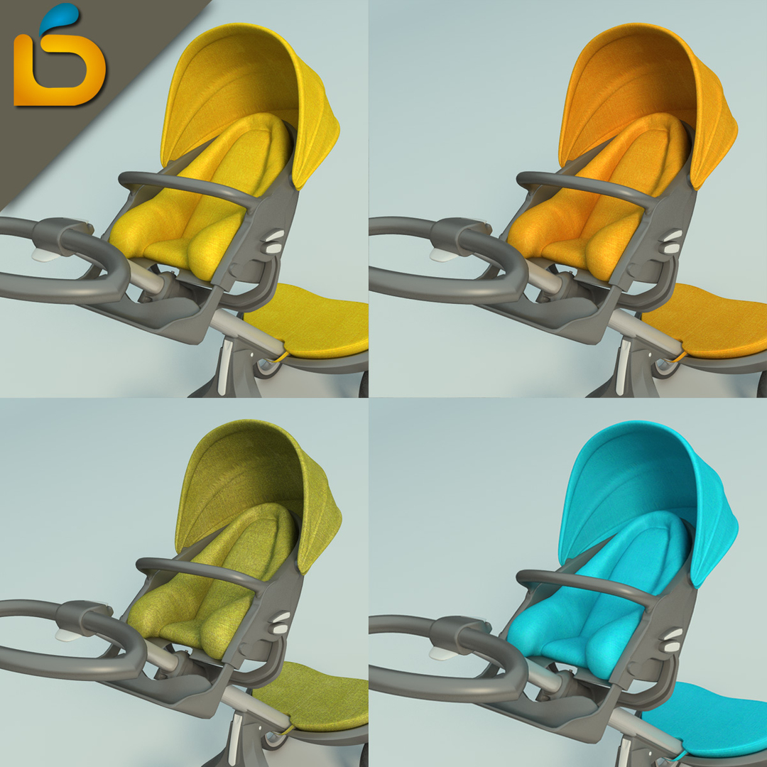 stokke xplory 3d model