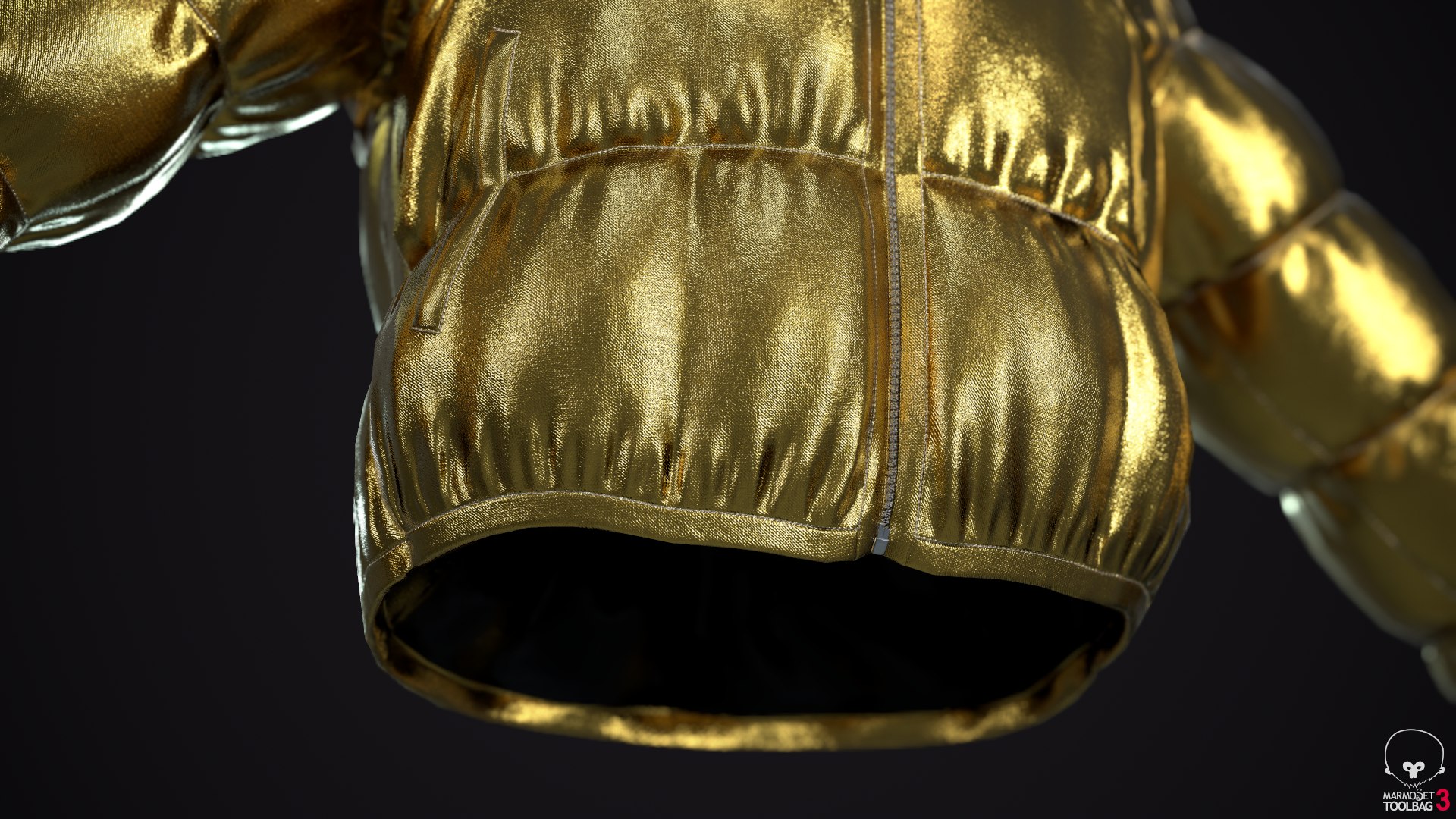 3D Gold jacket - TurboSquid 1787703