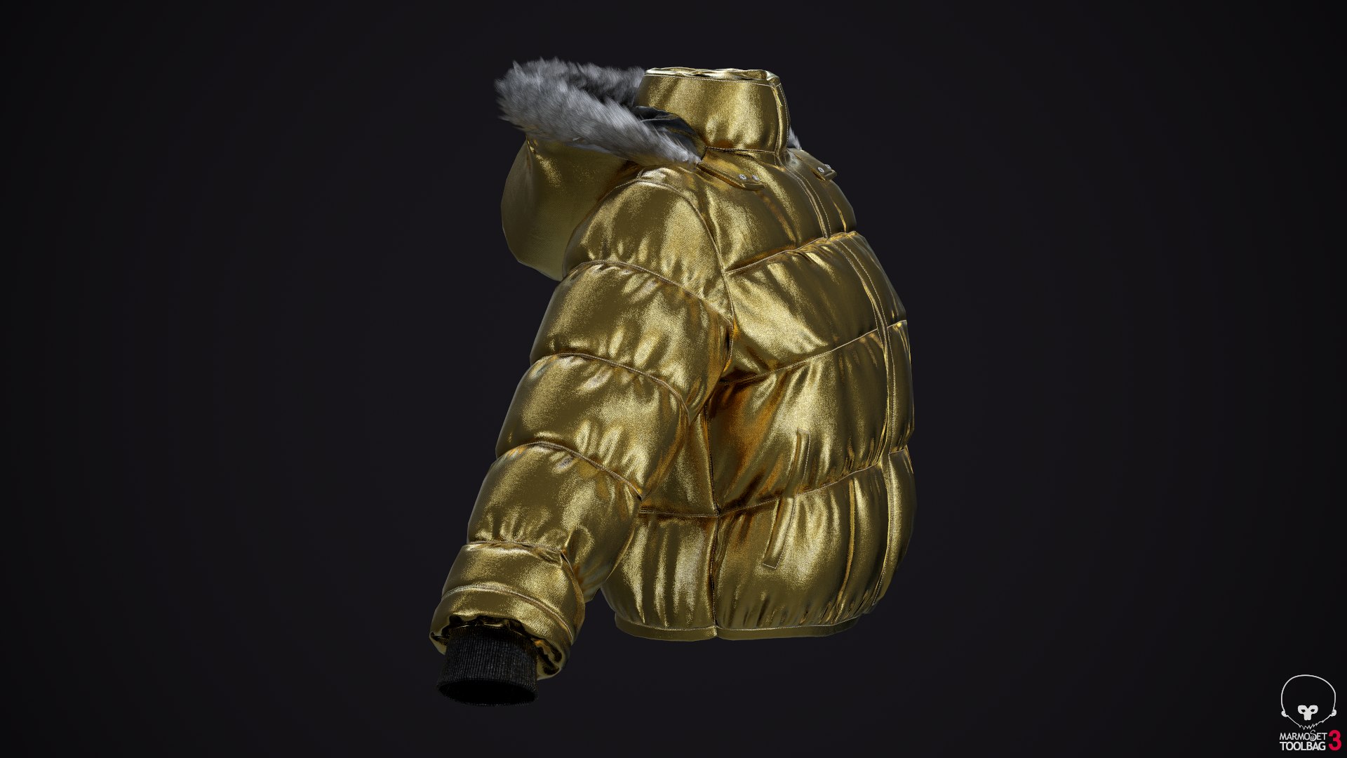 3D Gold jacket - TurboSquid 1787703