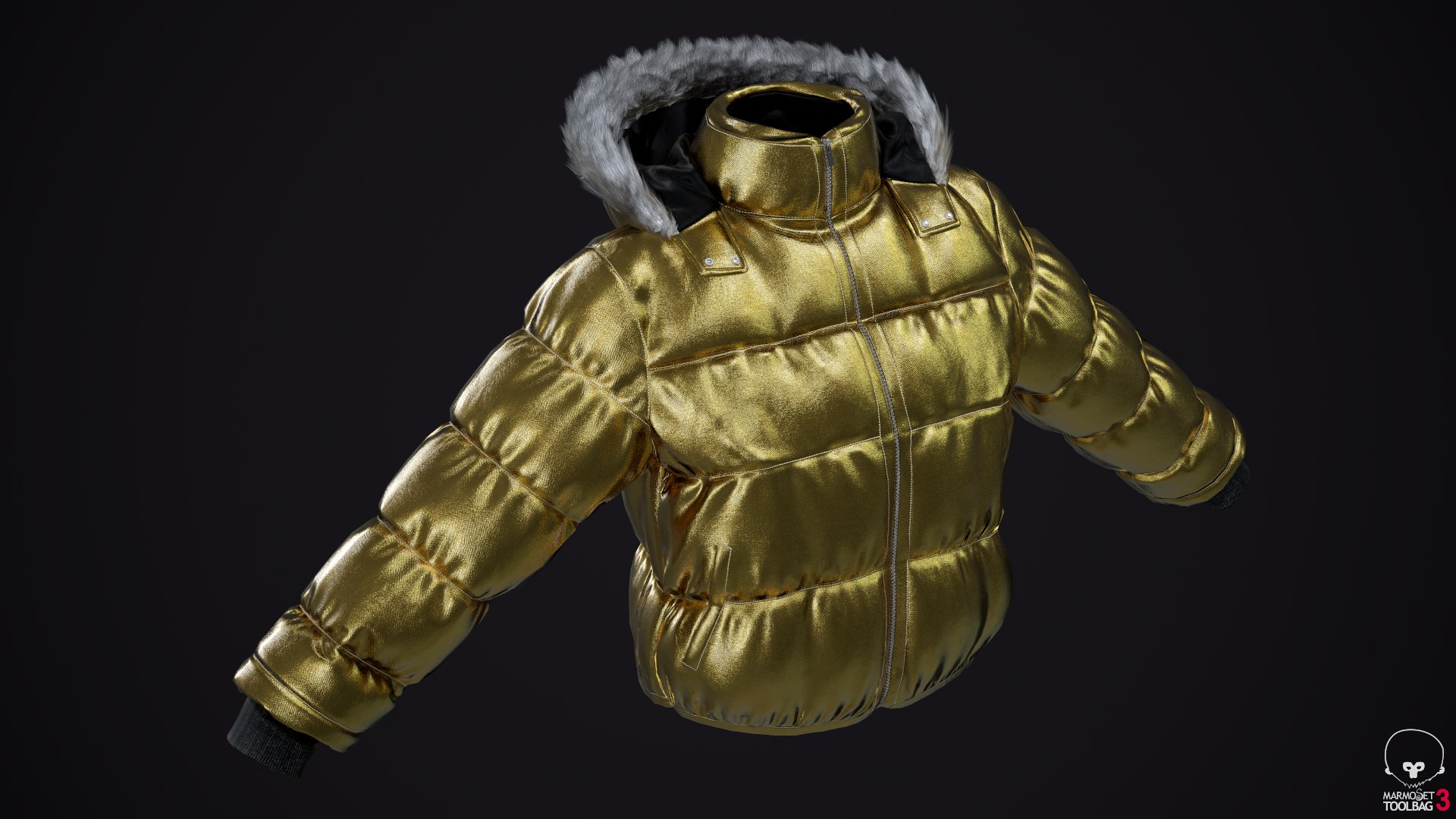 3D Gold jacket - TurboSquid 1787703