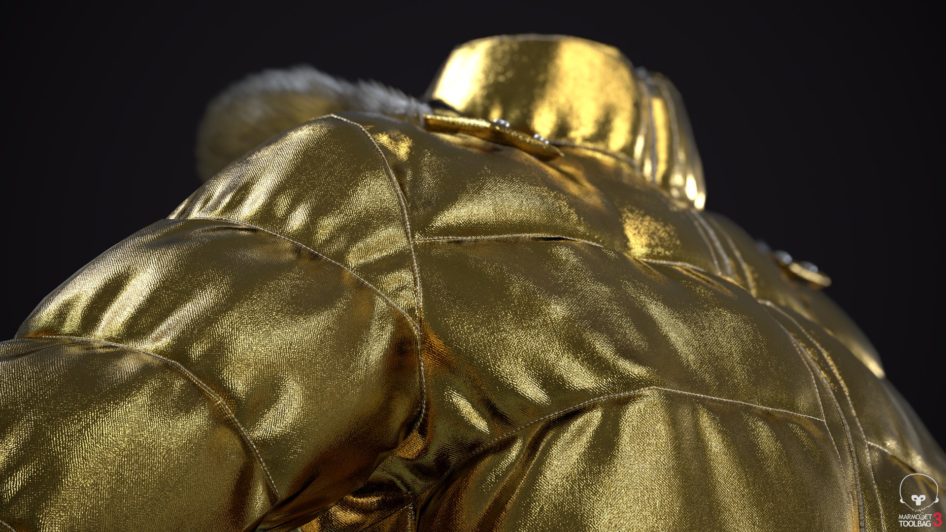 3D Gold jacket - TurboSquid 1787703