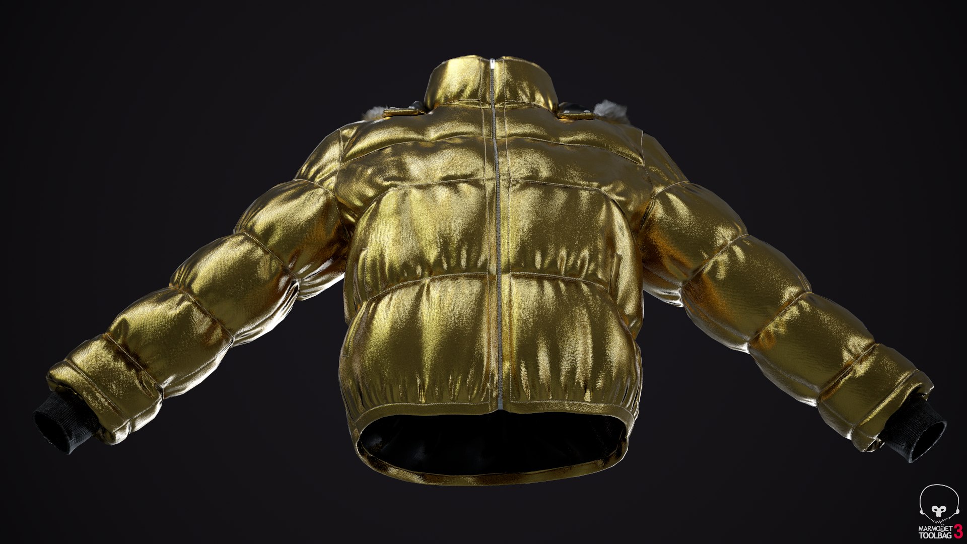 3D Gold jacket - TurboSquid 1787703