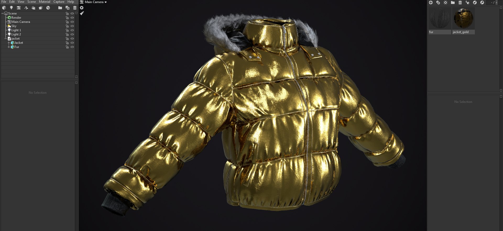 3D Gold jacket - TurboSquid 1787703