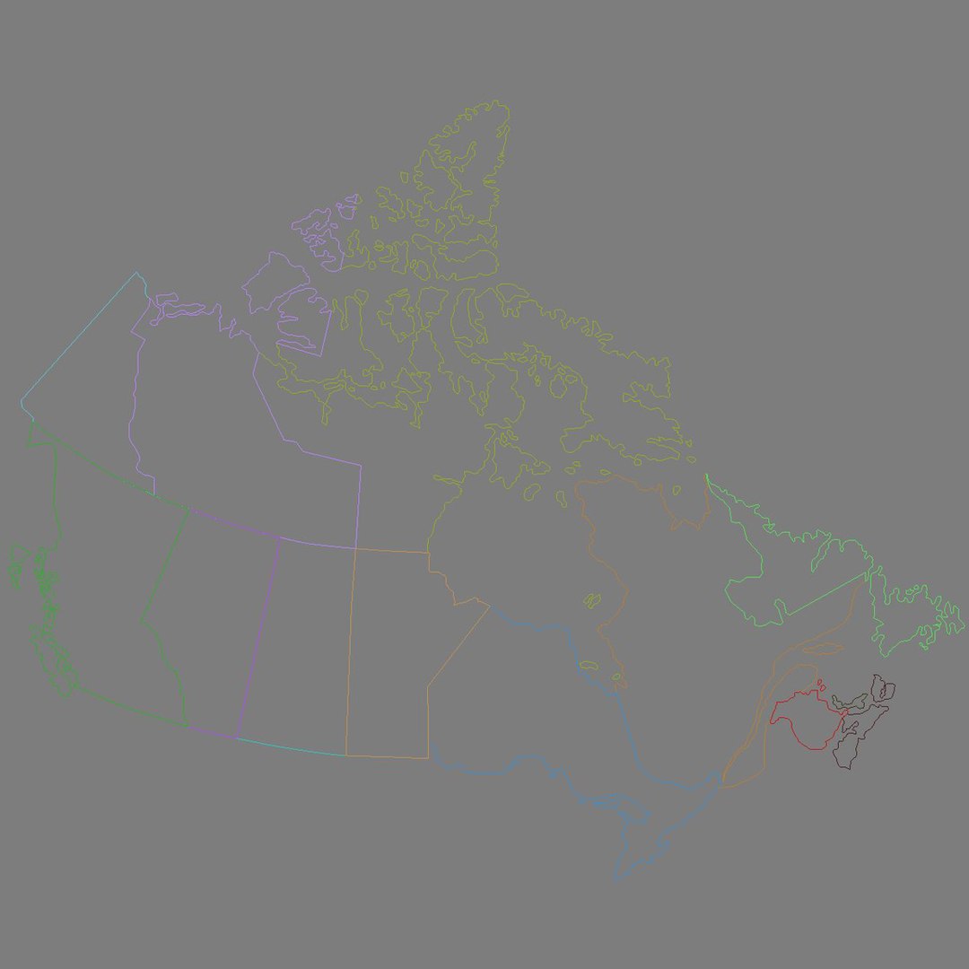 3dsmax Canada Province Territory