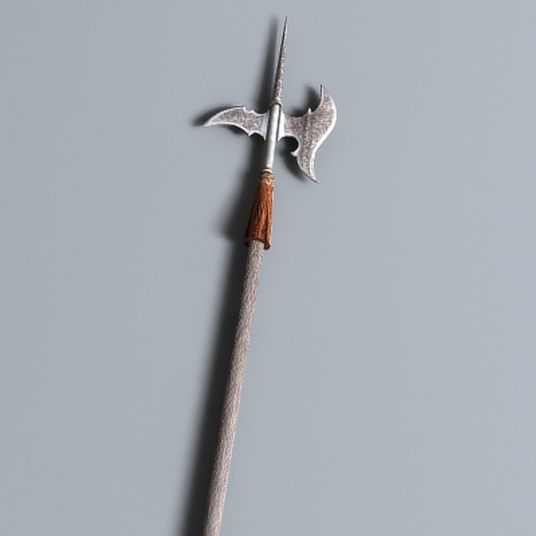 3d Model Weapon Steel Axe
