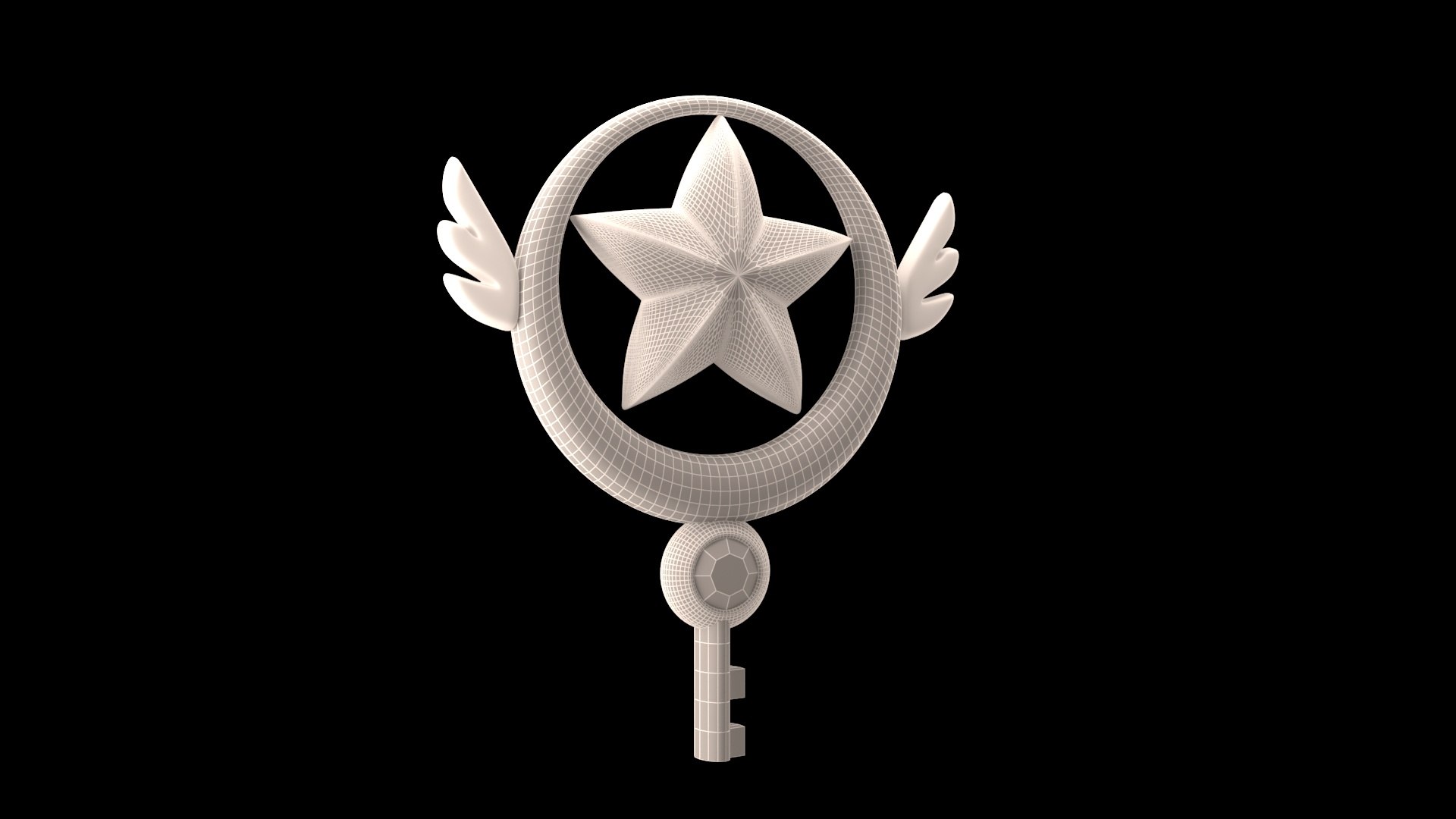 3D Sakura Seal Key - TurboSquid 1274920