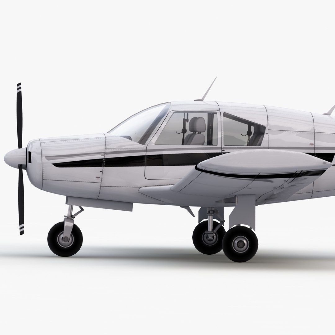3d Piper Cherokee Pa-28