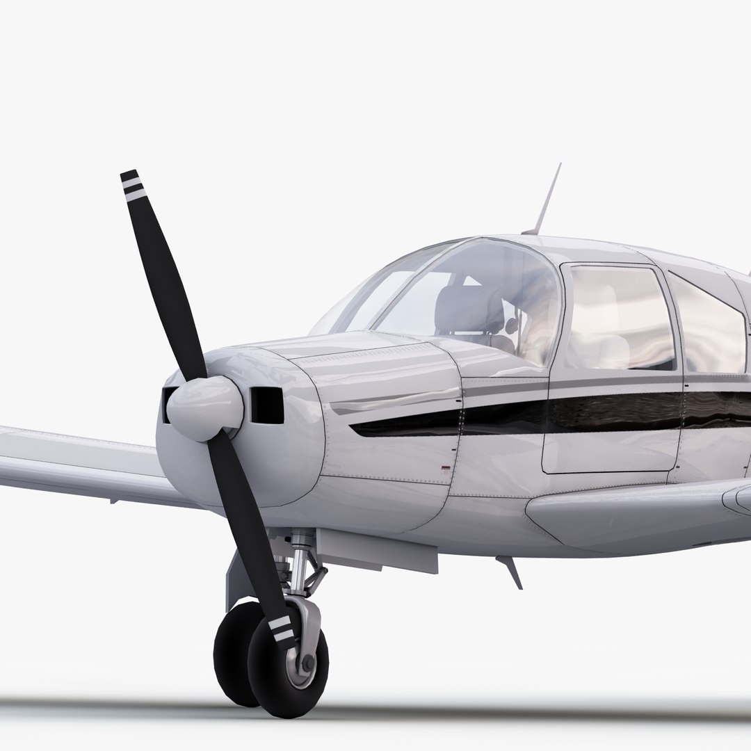 3d Piper Cherokee Pa-28