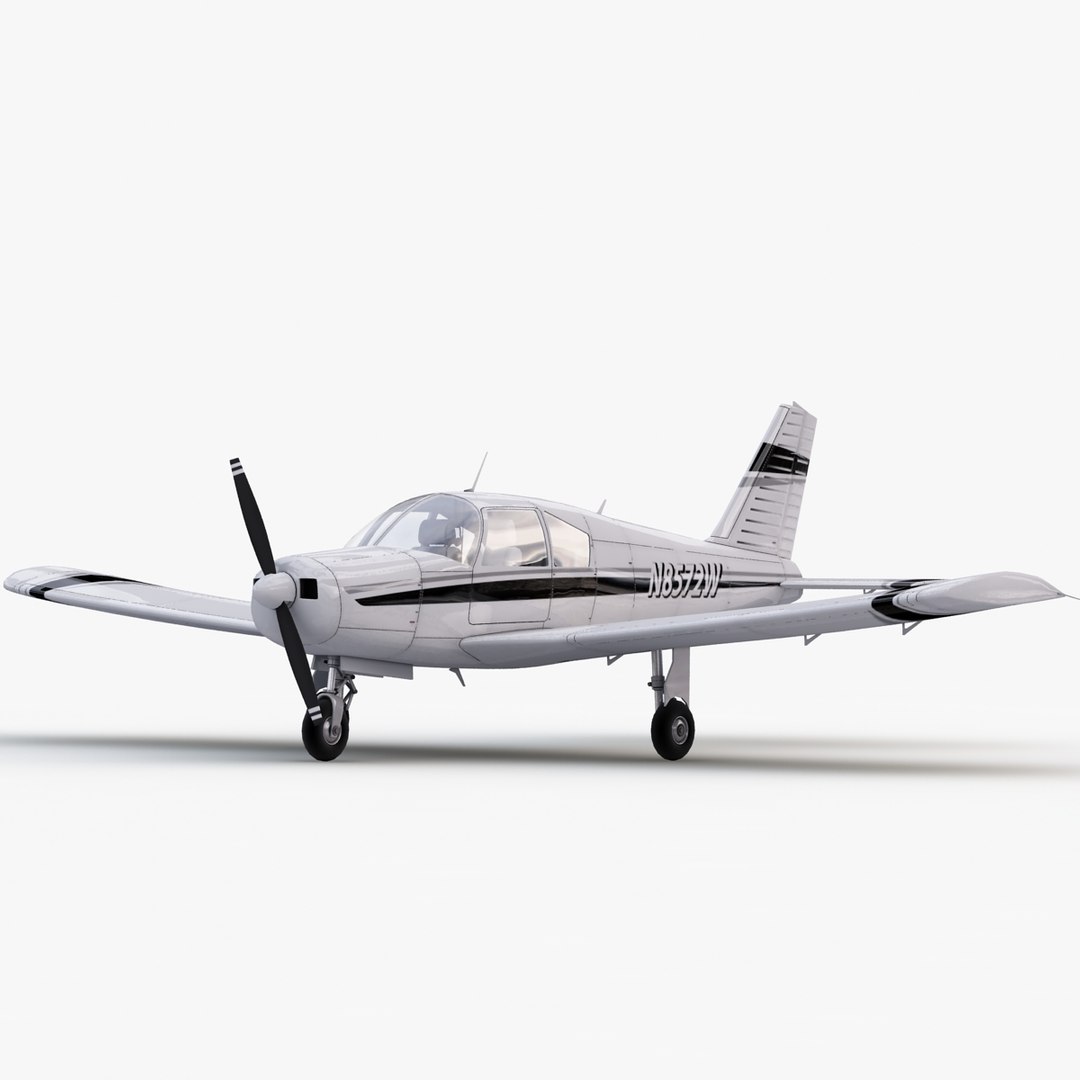 3d Piper Cherokee Pa-28