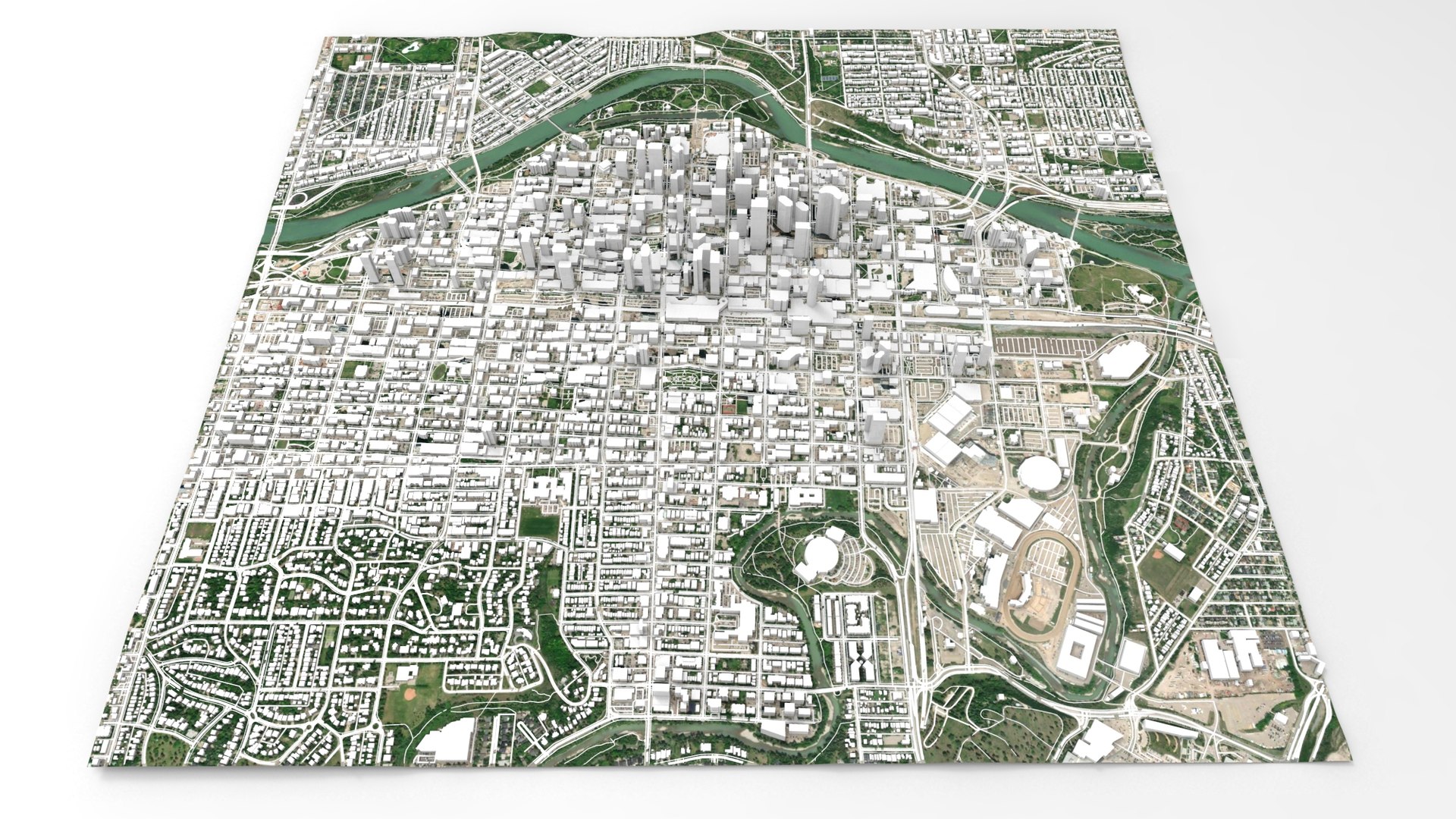 Cityscape Calgary Canada 3D Model - TurboSquid 2014941