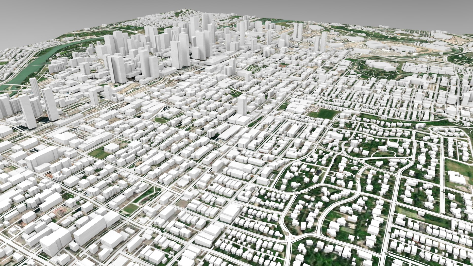 Cityscape Calgary Canada 3D Model - TurboSquid 2014941