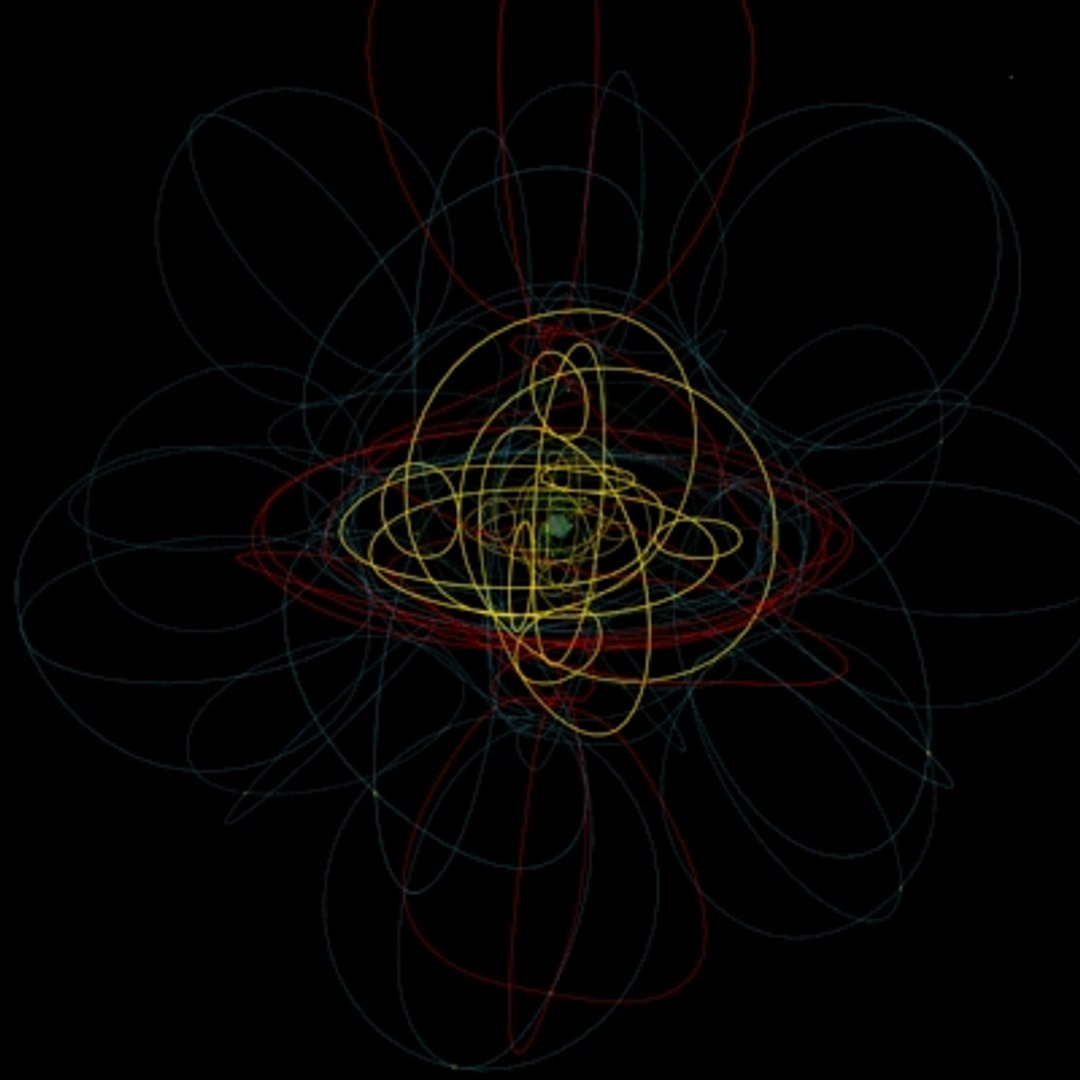 Krypton Protons Electrons Nucleus 3d Model