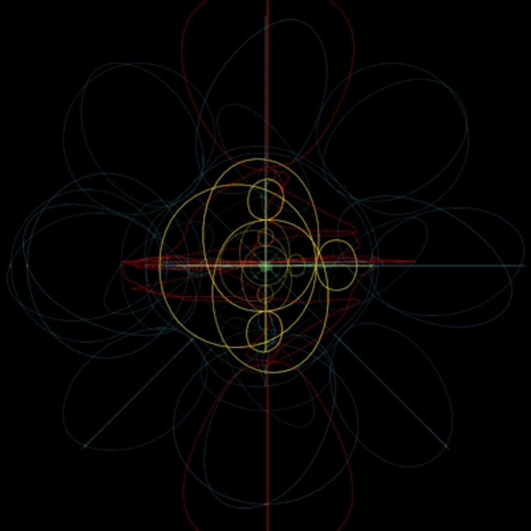 Krypton Protons Electrons Nucleus 3d Model