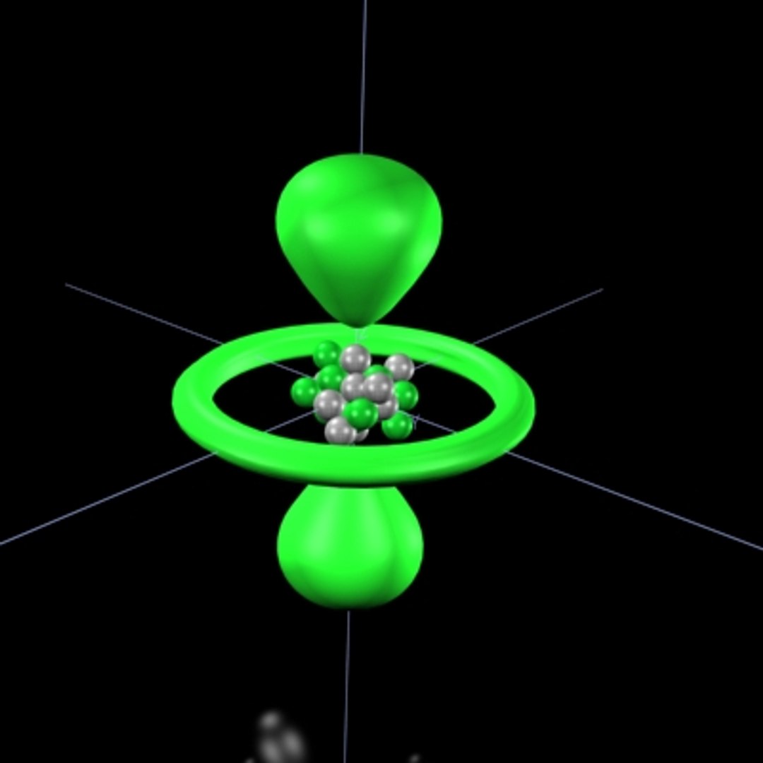 Krypton Protons Electrons Nucleus 3d Model