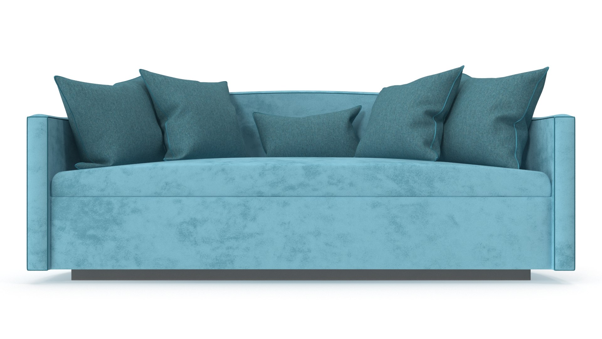 Sofa Lounge Cyan 3D Model - TurboSquid 1513193