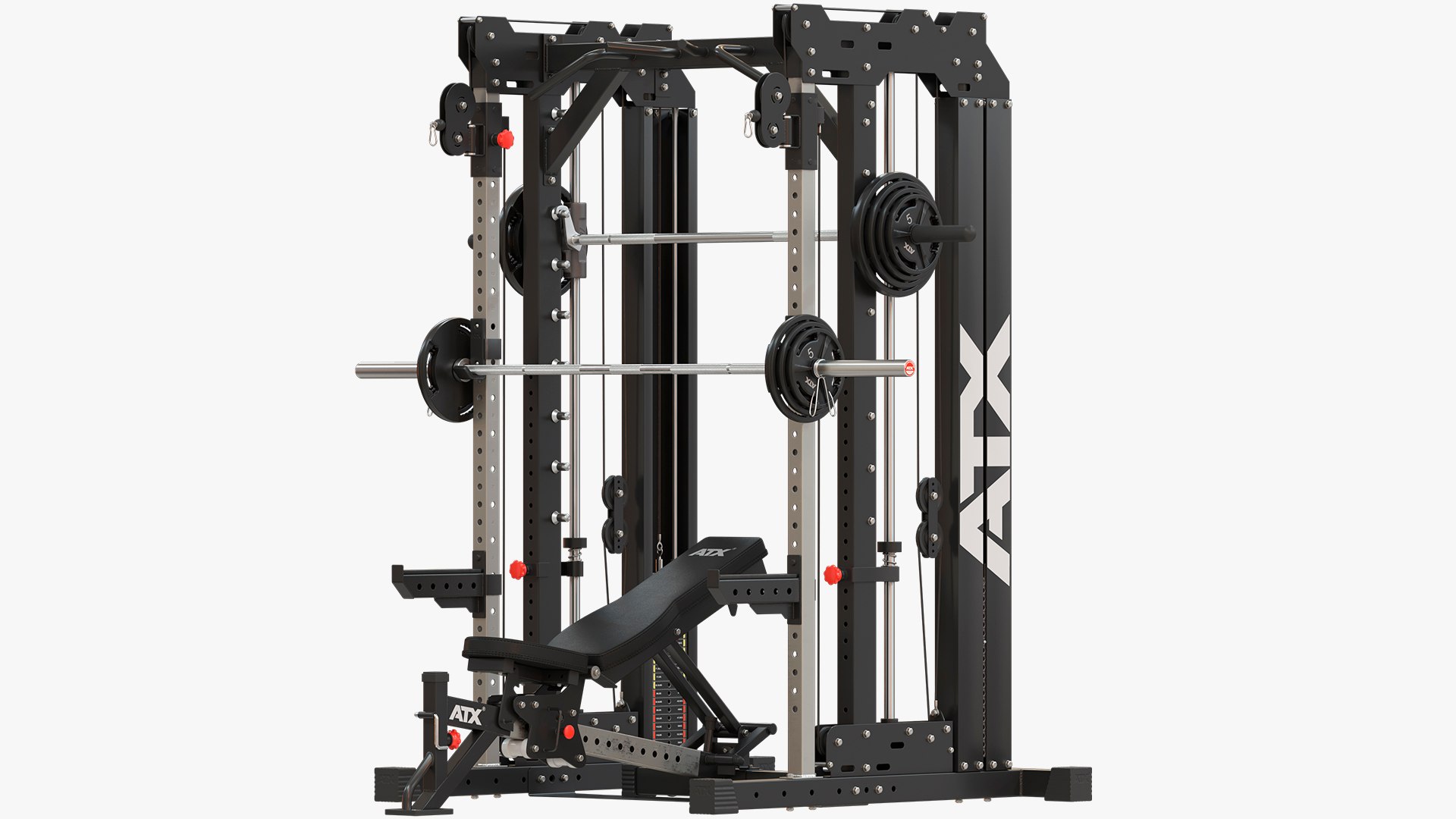 ATX Smith Cable Rack Weight Stack Model - TurboSquid 2326461