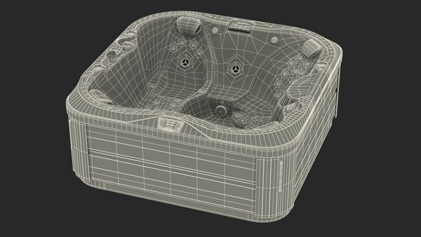 3D Jacuzzi J 335 Hot Tub Grey - TurboSquid 1716271