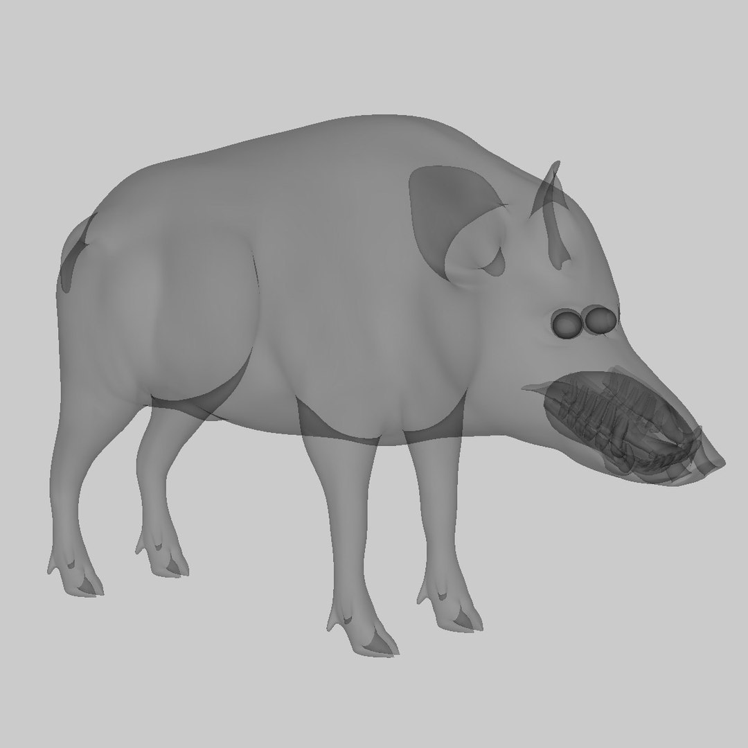 Wild Boar Fur 3d Model