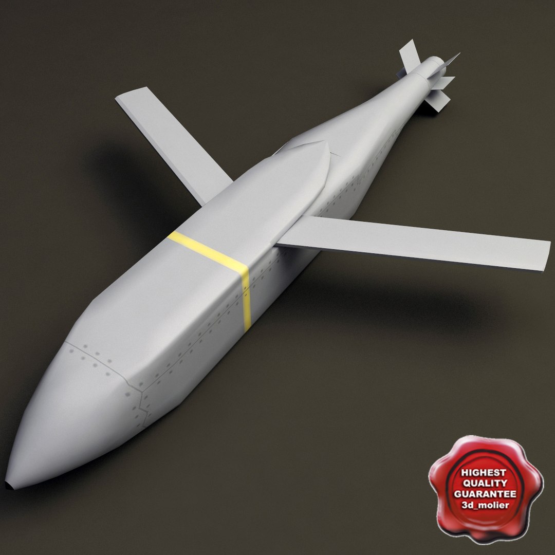aircraft missile agm-154 jsow 3d 3ds