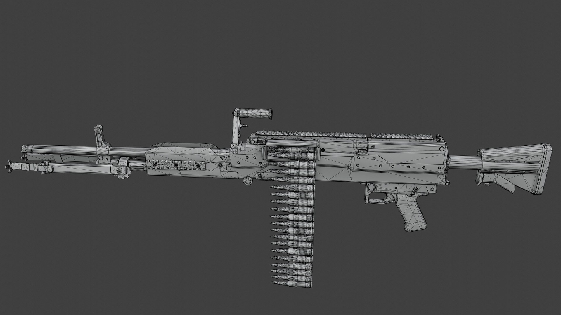 Lightweight Medium Machine Gun 3D Model - TurboSquid 1891580