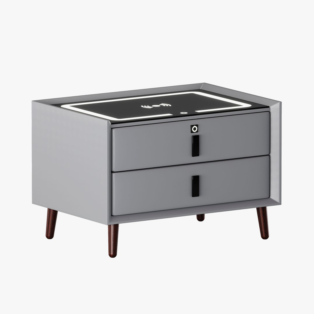 Smart Bedside Table 3D Model - TurboSquid 2168626