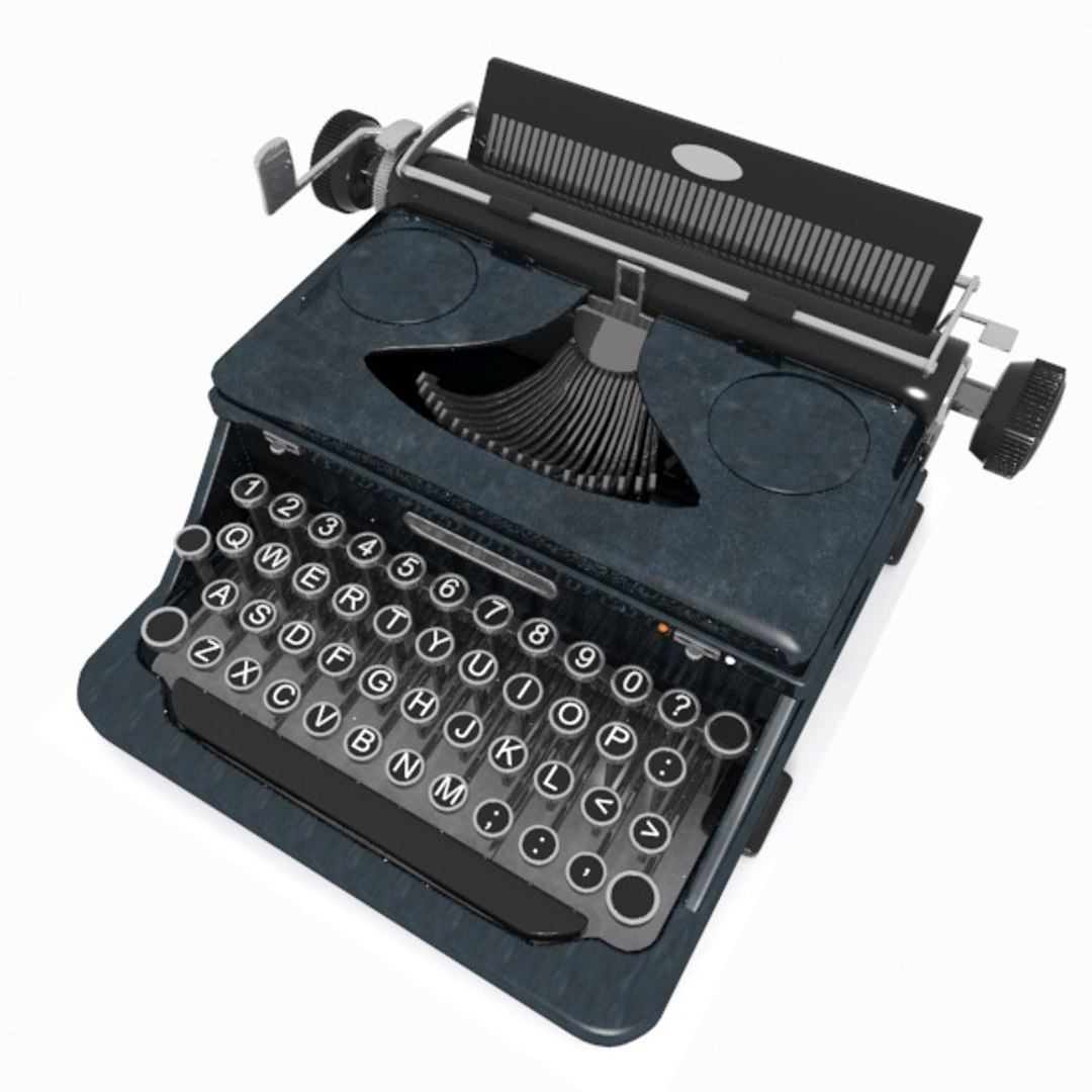 3d Typewriter Toon