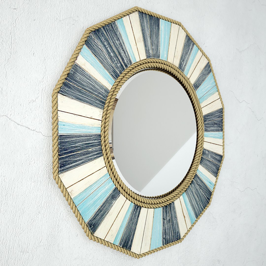 Cabot Cove Wood Frame Mirror 3D Model - TurboSquid 2129722