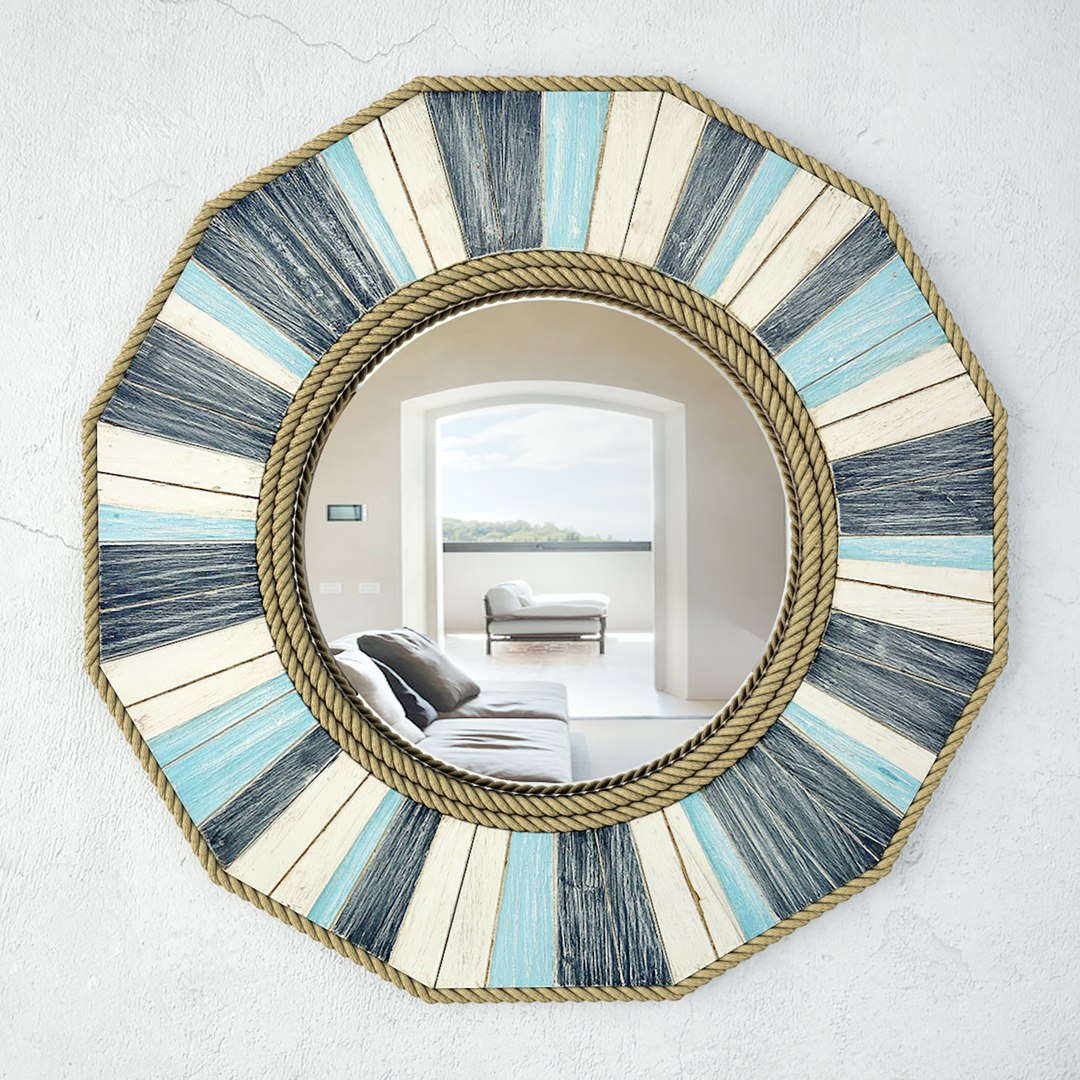 Cabot Cove Wood Frame Mirror 3D Model - TurboSquid 2129722