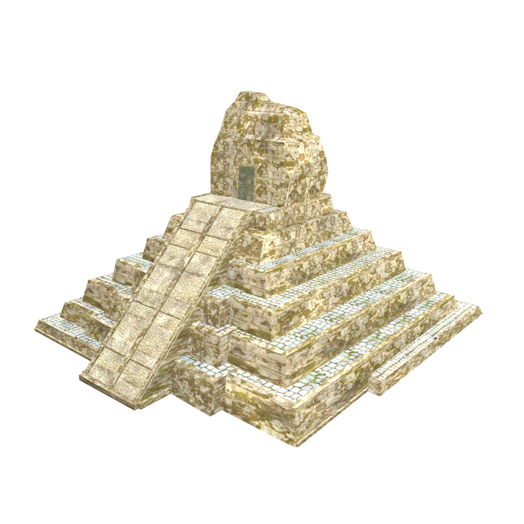 Mayan Buildings Collection XL - Low Poly - Textured 3D model ...