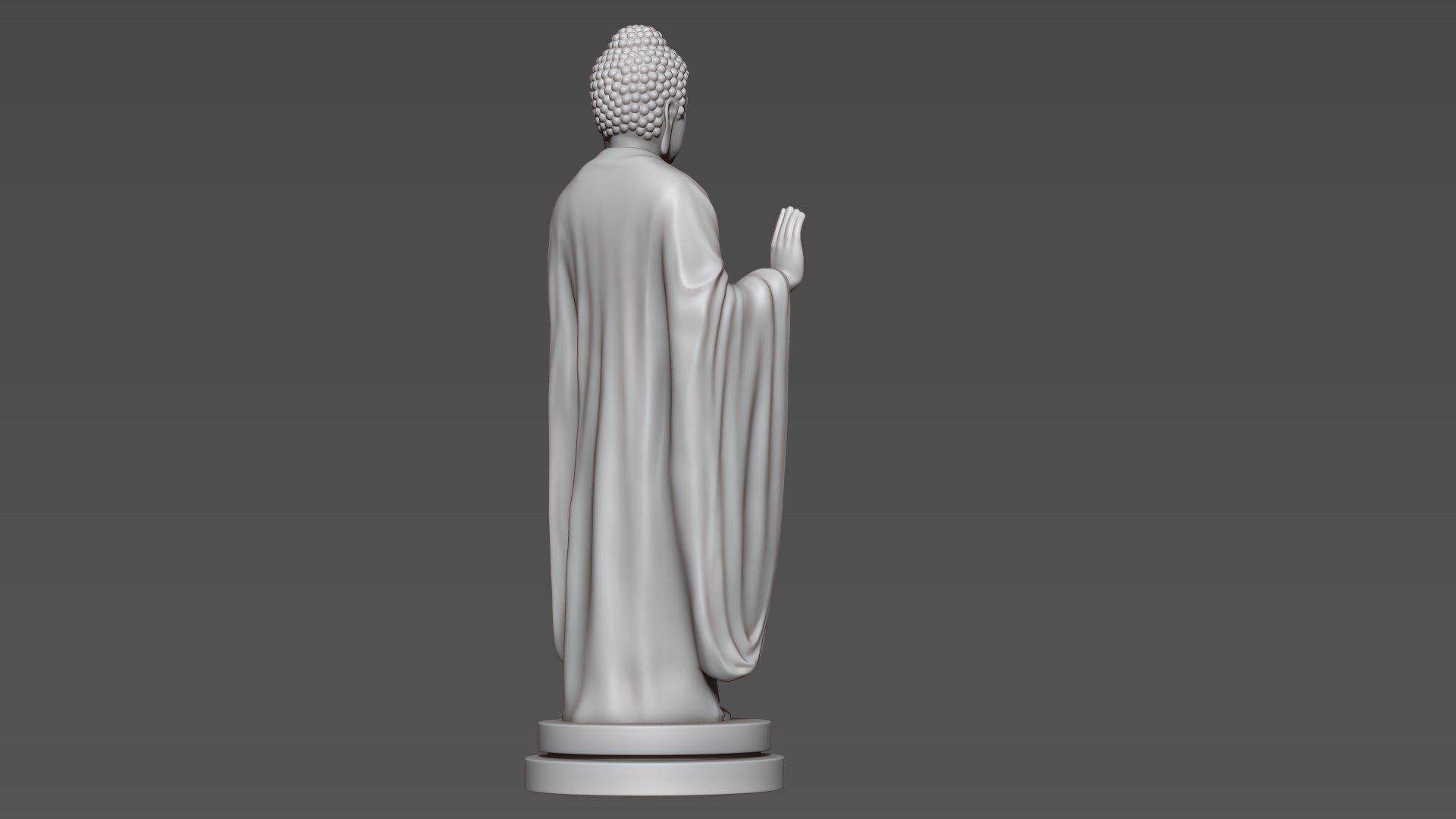 Buddha Standing 3D Print Model Model - TurboSquid 1982494