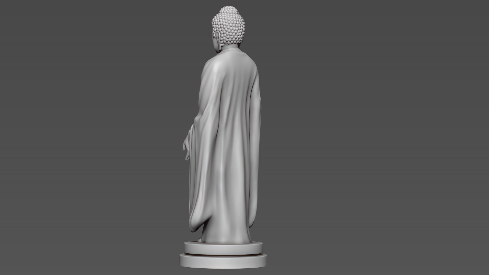 Buddha Standing 3D Print Model Model - TurboSquid 1982494