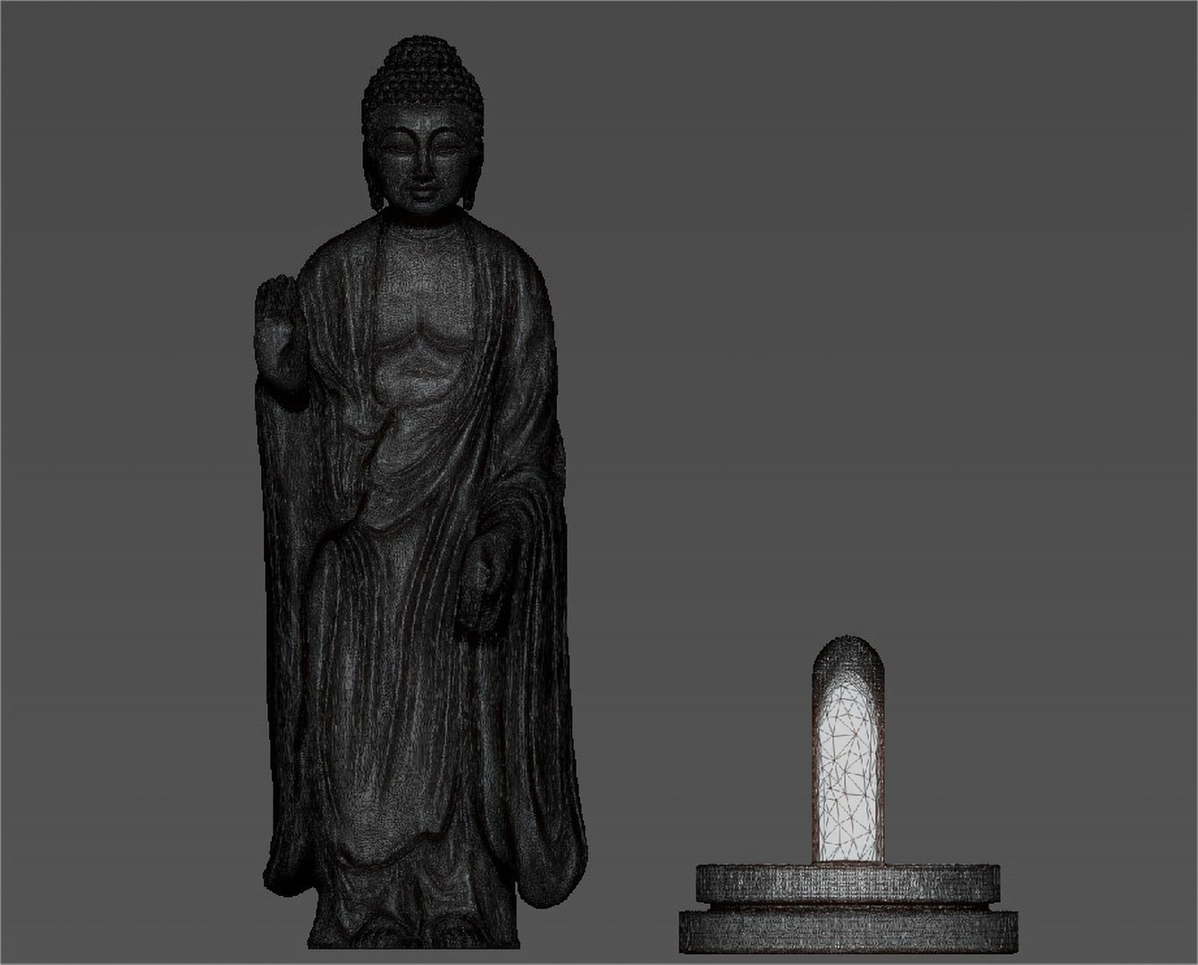 Buddha Standing 3D Print Model Model - TurboSquid 1982494