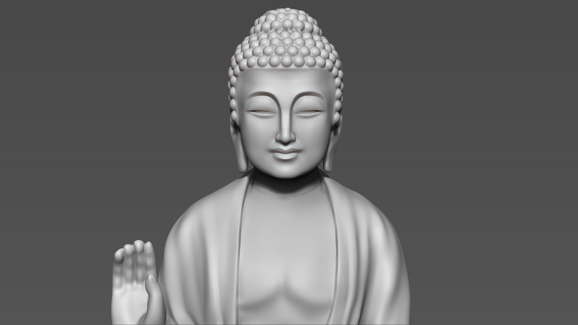 Buddha Standing 3D Print Model Model - TurboSquid 1982494