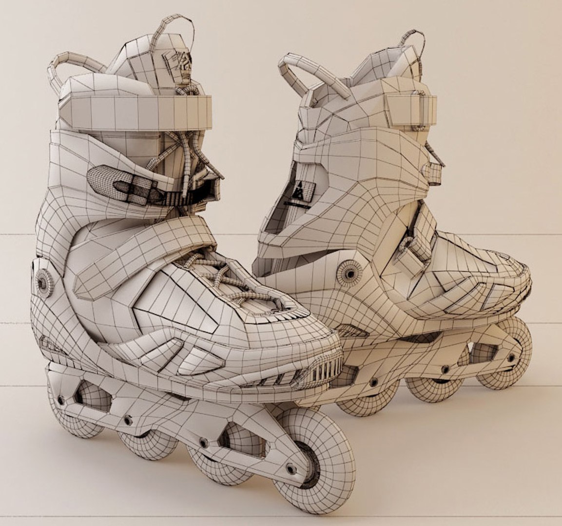 3d K2 Roller Inline Model