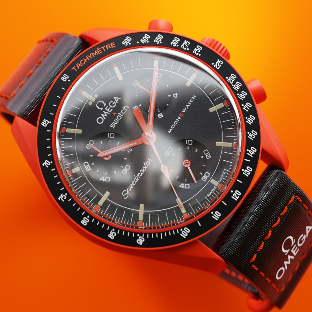 3D Moonswatch Mission On Earth - Lava Model - TurboSquid 2244006