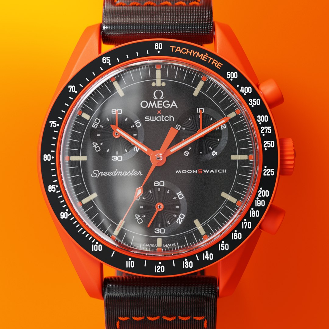 3D Moonswatch Mission On Earth - Lava Model - TurboSquid 2244006