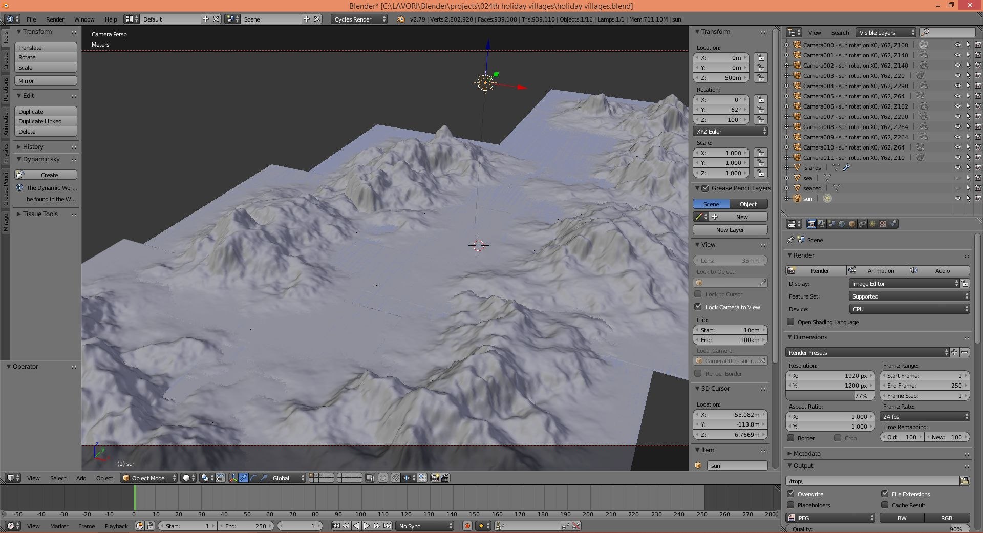 Environment Terrain Blender Beach 3D Model - TurboSquid 1416105