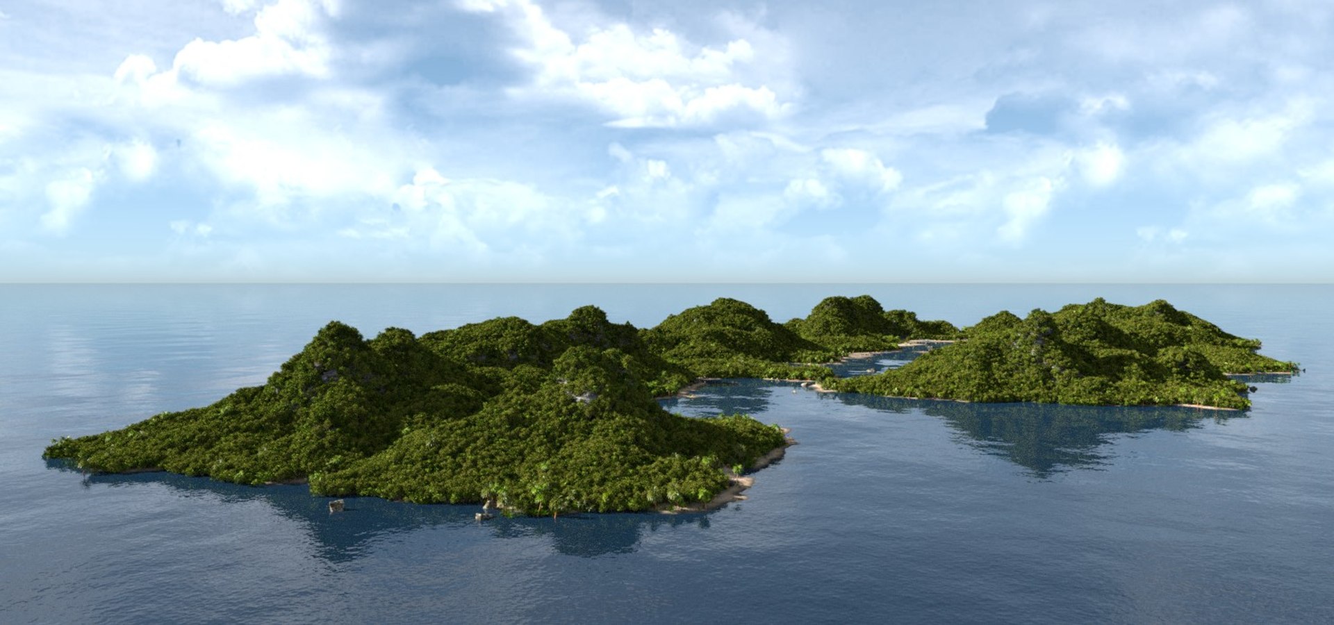 Environment Terrain Blender Beach 3D Model - TurboSquid 1416105