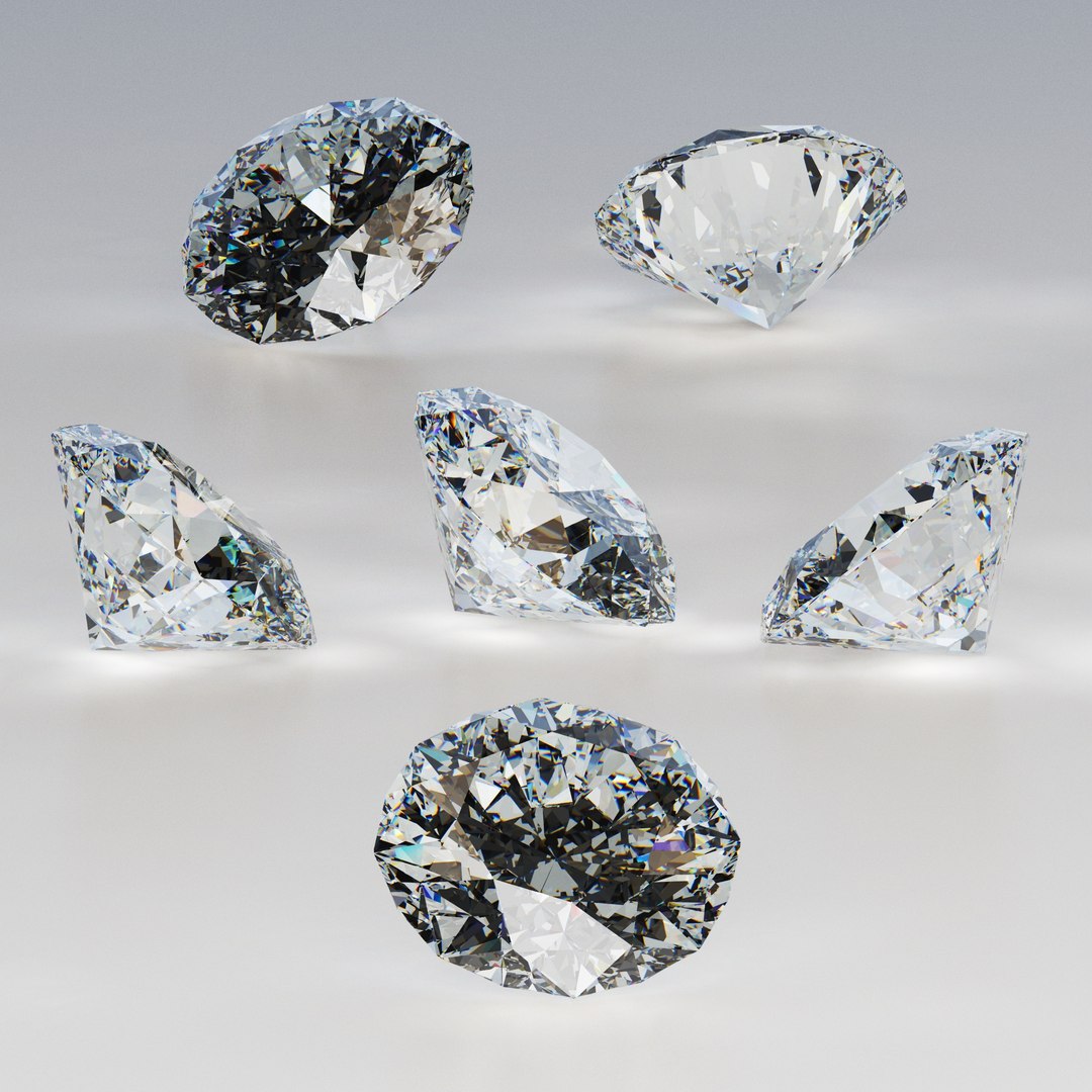 Diamond Jewelry 3D Model - TurboSquid 1400992