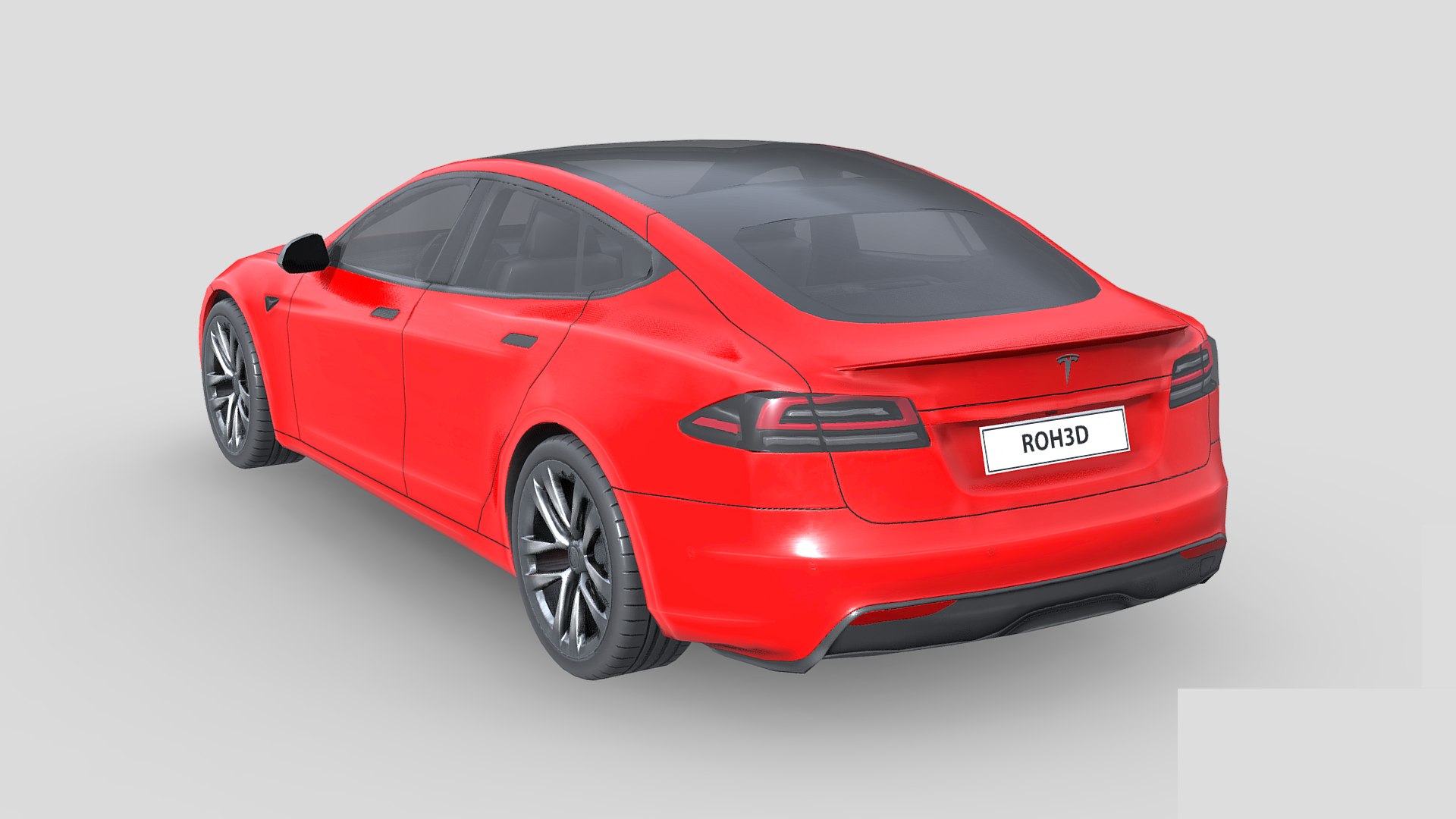 Low Poly Car - Tesla Model S Plaid 2021 3D - TurboSquid 2516462
