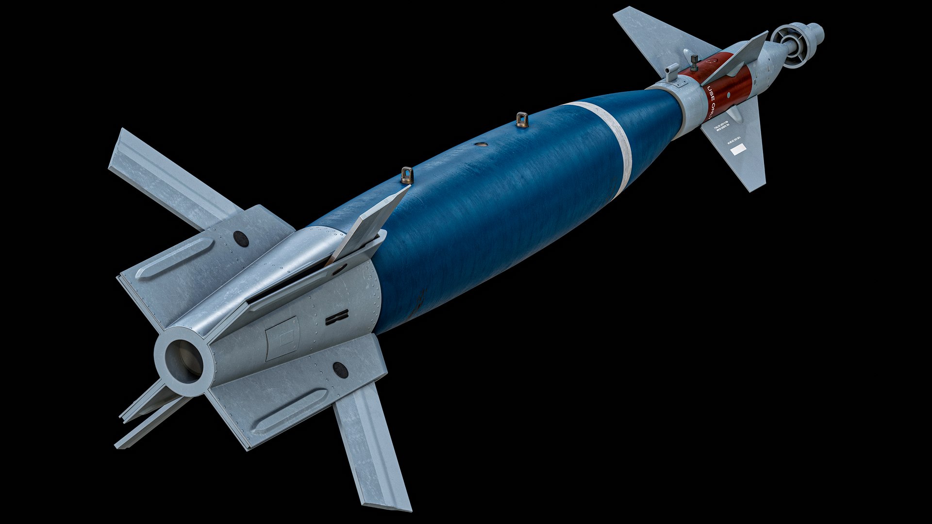 3D GBU-10 Paveway 2 Naval Aircraft Guided Bomb PBR - TurboSquid 2278620