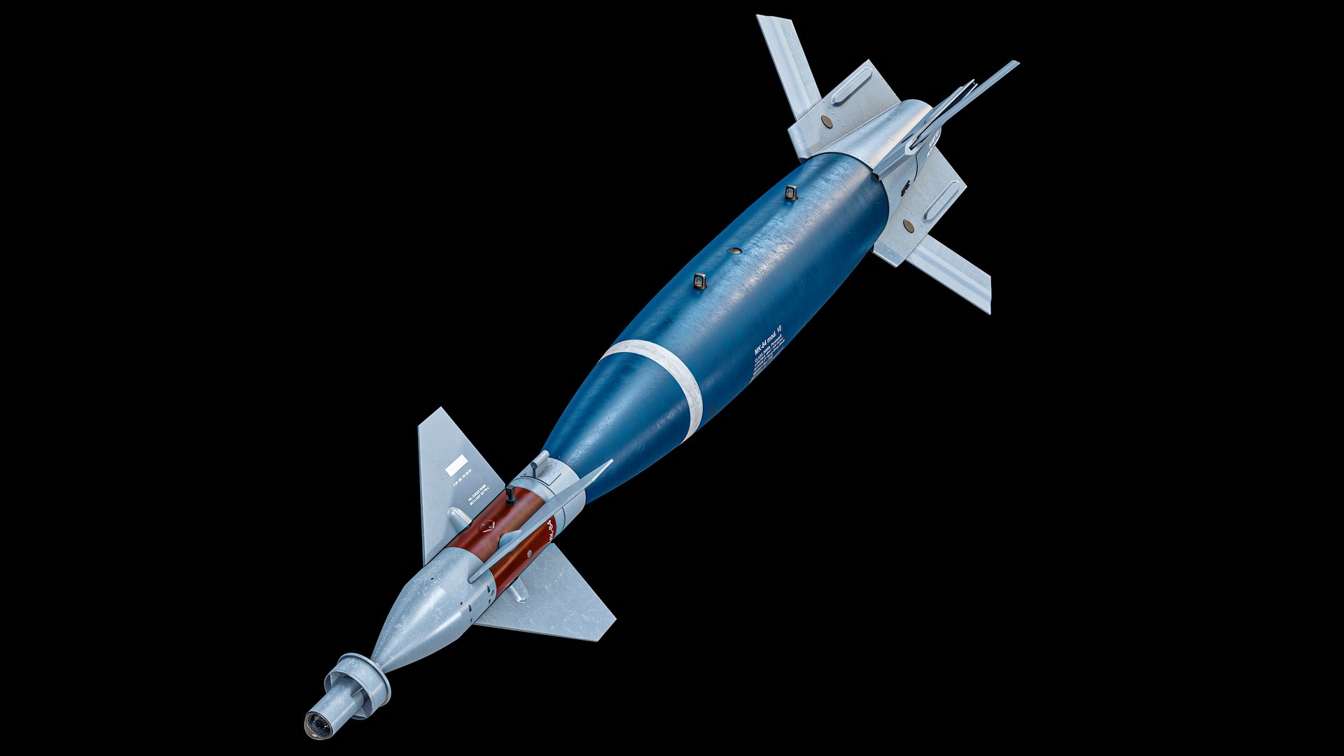 3D GBU-10 Paveway 2 Naval Aircraft Guided Bomb PBR - TurboSquid 2278620