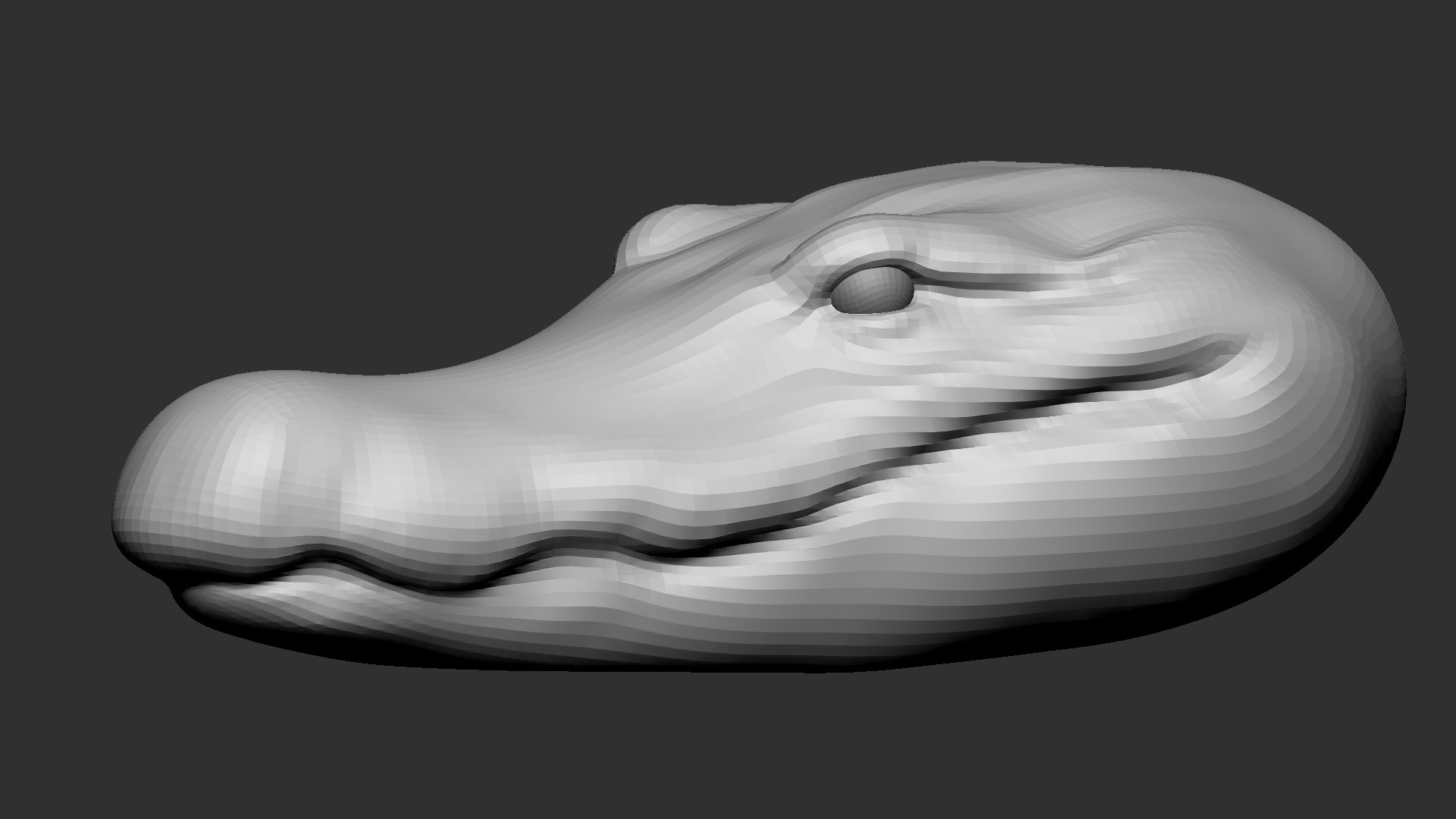 3D Head Base Alligator - TurboSquid 1712271