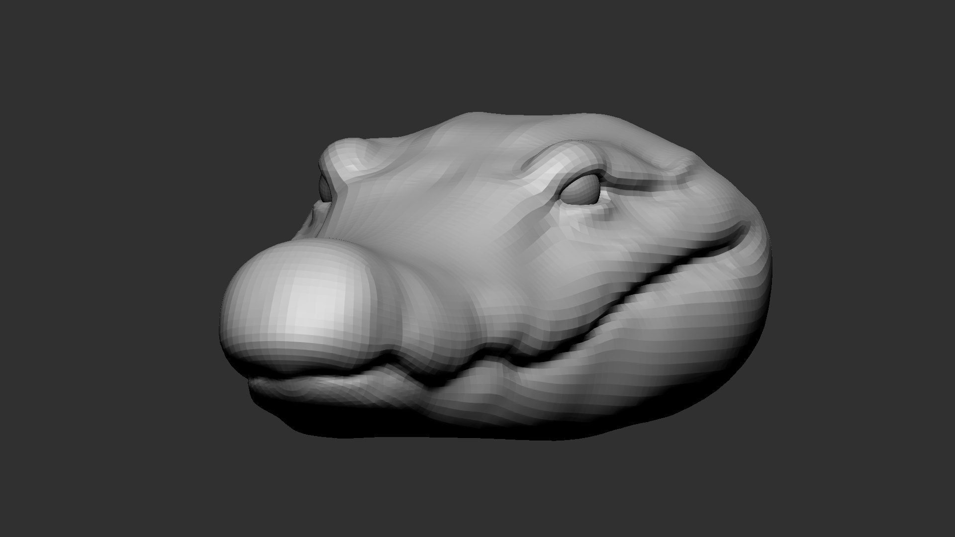 3D Head Base Alligator - TurboSquid 1712271