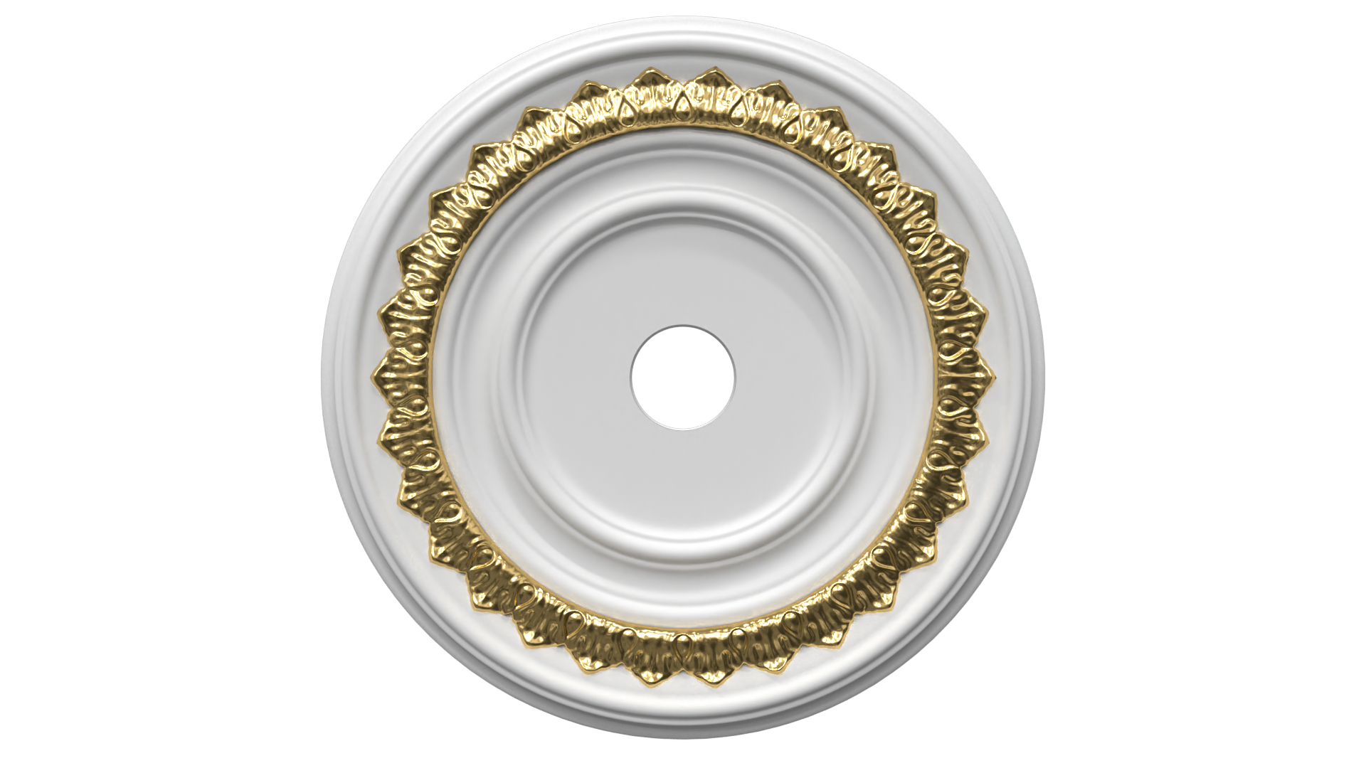 Ceiling Sockets Gypsum Plaster DR138 Model - TurboSquid 2030559