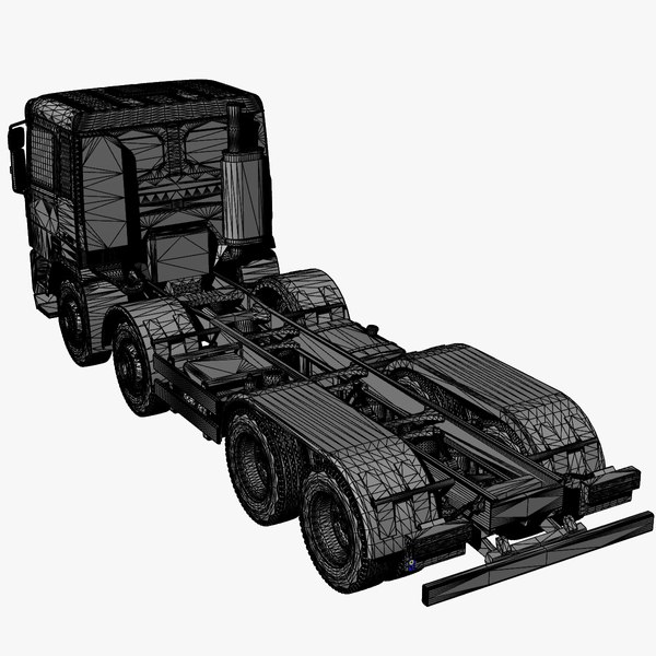generic truck 8x4 3d lwo