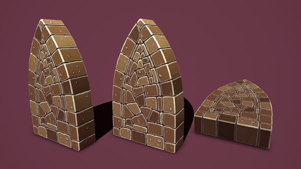 3D Fantasy stone window 1 - TurboSquid 1716717