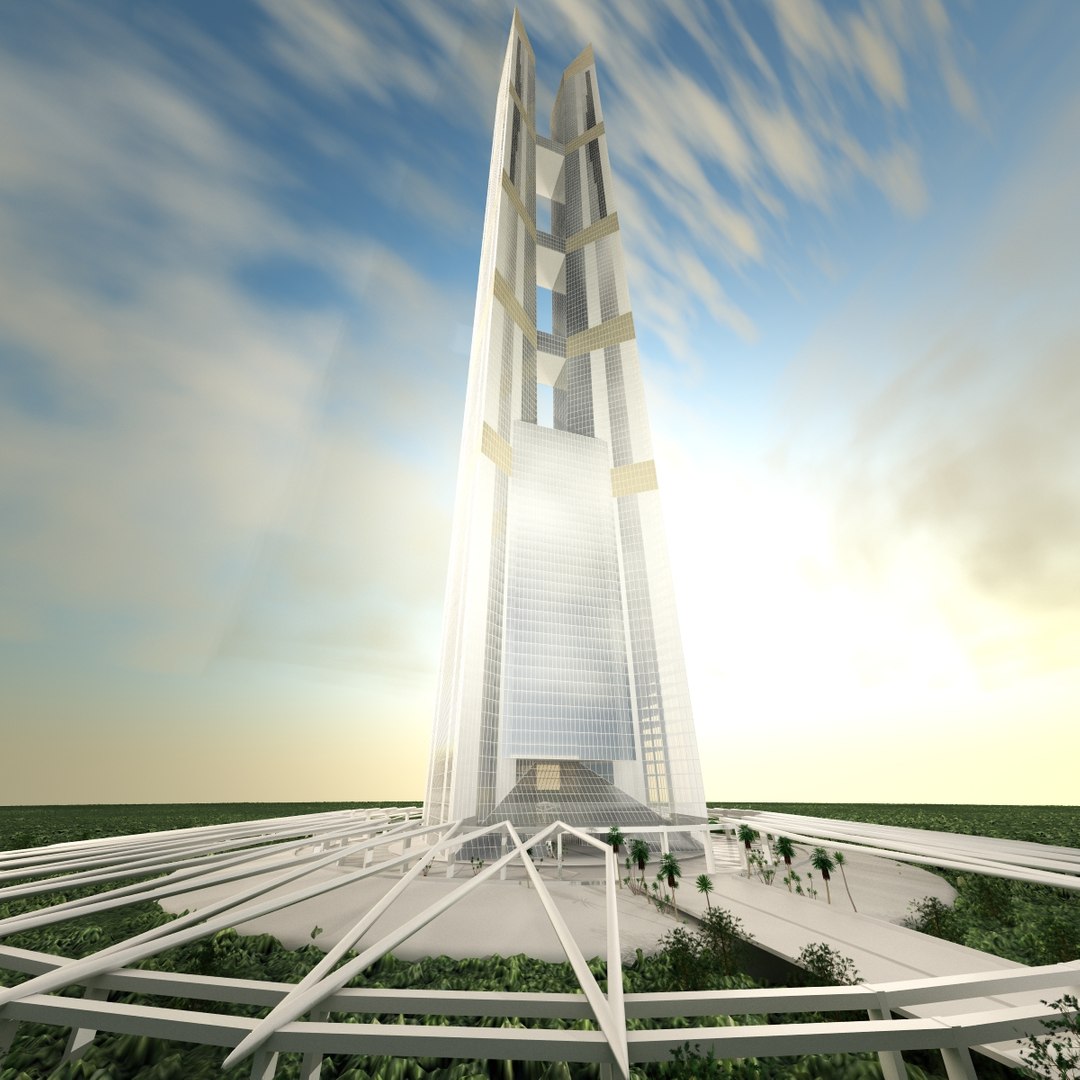 3d 102 Incheon Tower Building Architecture Model