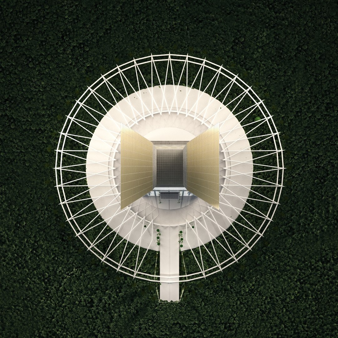 3d 102 Incheon Tower Building Architecture Model