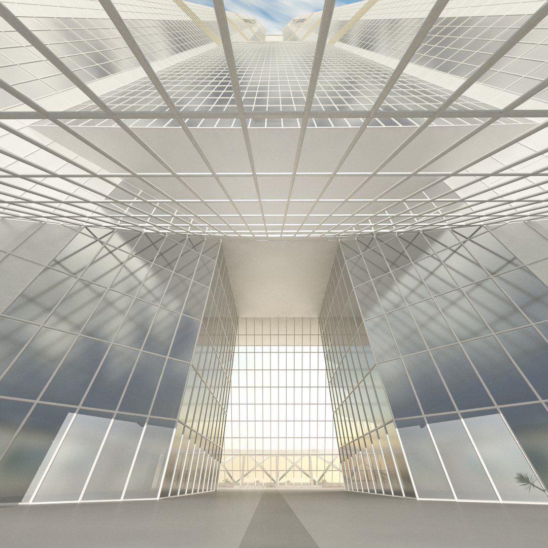 3d 102 Incheon Tower Building Architecture Model